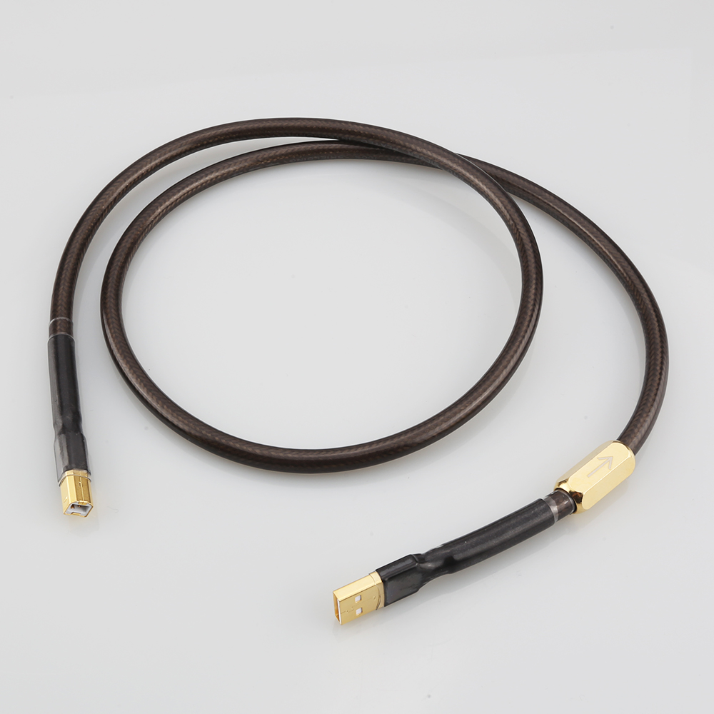 A56 Silver Plated 7N OFC USB Cable Digital USB cab... – Vicedeal