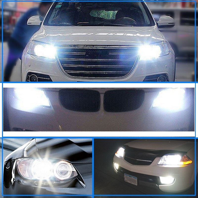 2pcs Car Light Auto H3 COB 6500K Bulb DRL Driving ... – Grandado