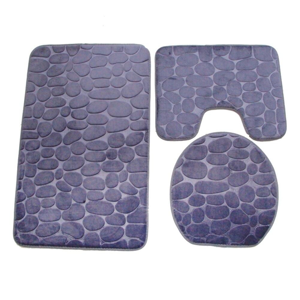 2pcs Flannel Toilet Lid Bath Rugs Soft Floor Home ... – Grandado