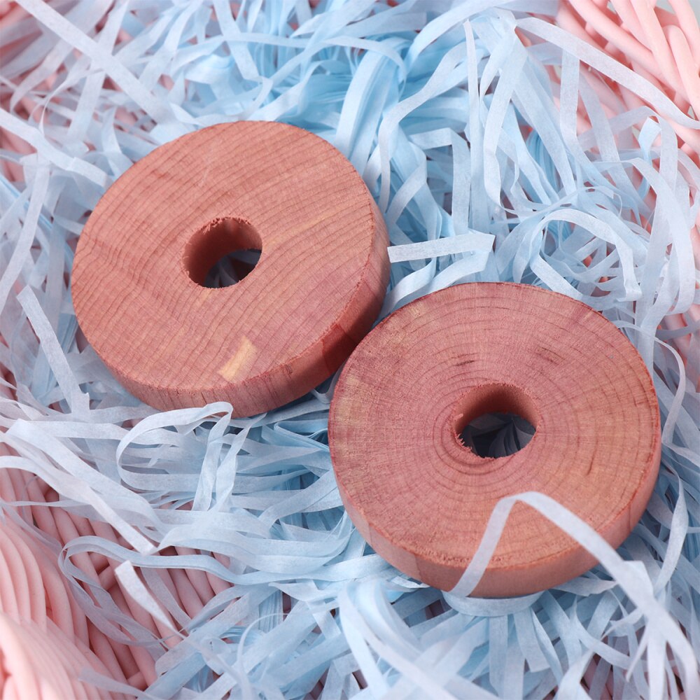 20pcs Cedar Wood Circular Ring Wooden Round Chips ... – Grandado