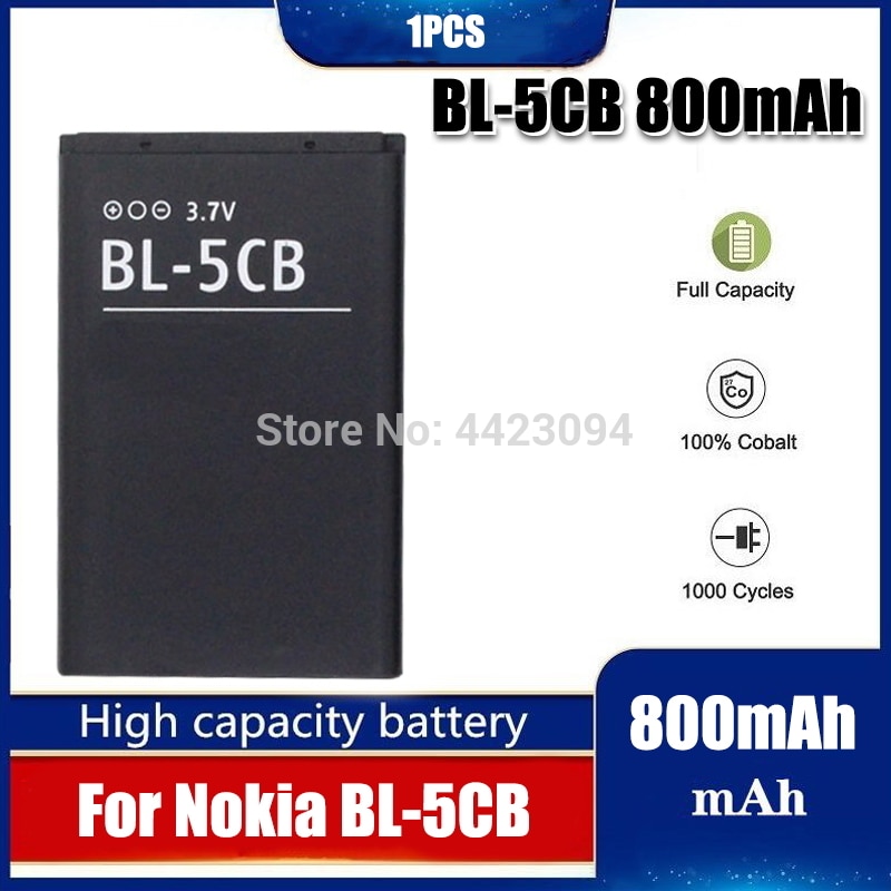 1Pc BL-5CB 800Mah Voor Nokia 1616 1800 Batterij Bl... – Vicedeal