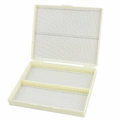 Rectangular Microscope Glass Case Slide Box Beige ... – Grandado