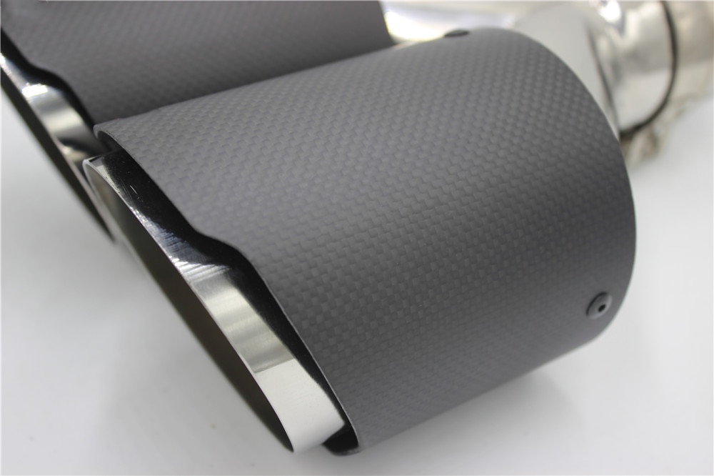 Exhaust Pipes carbon Universal DUAL Exhaust End Ti... – Grandado