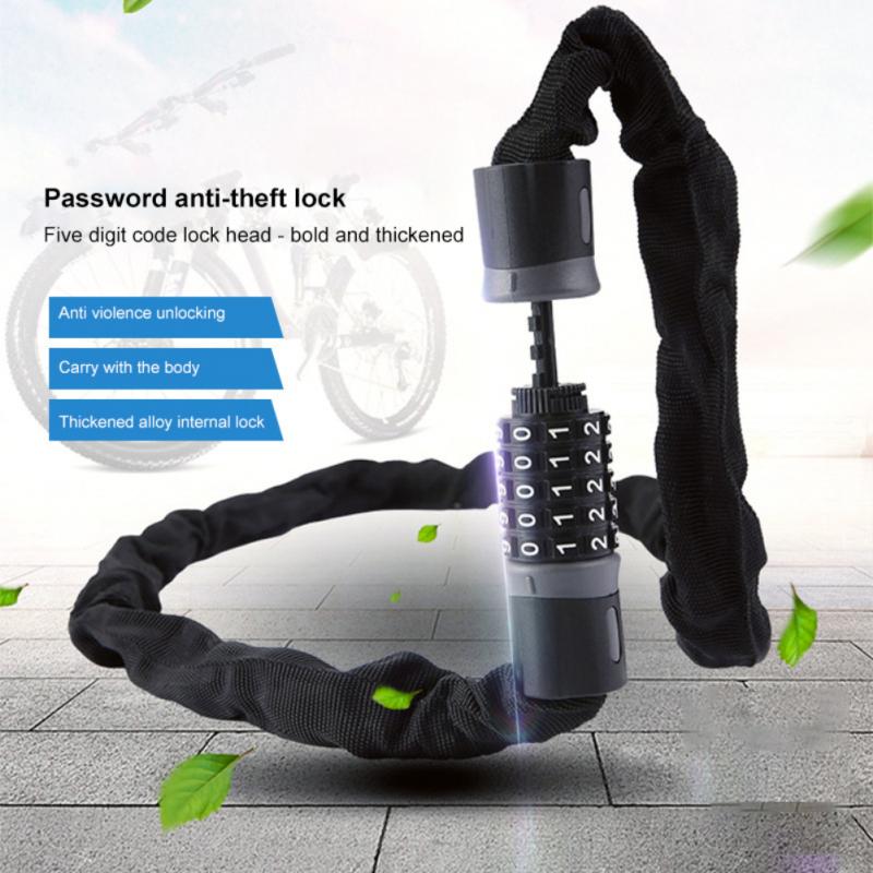Bicycle Lock Password Lock Mountain Bike Portable ... – Vicedeal