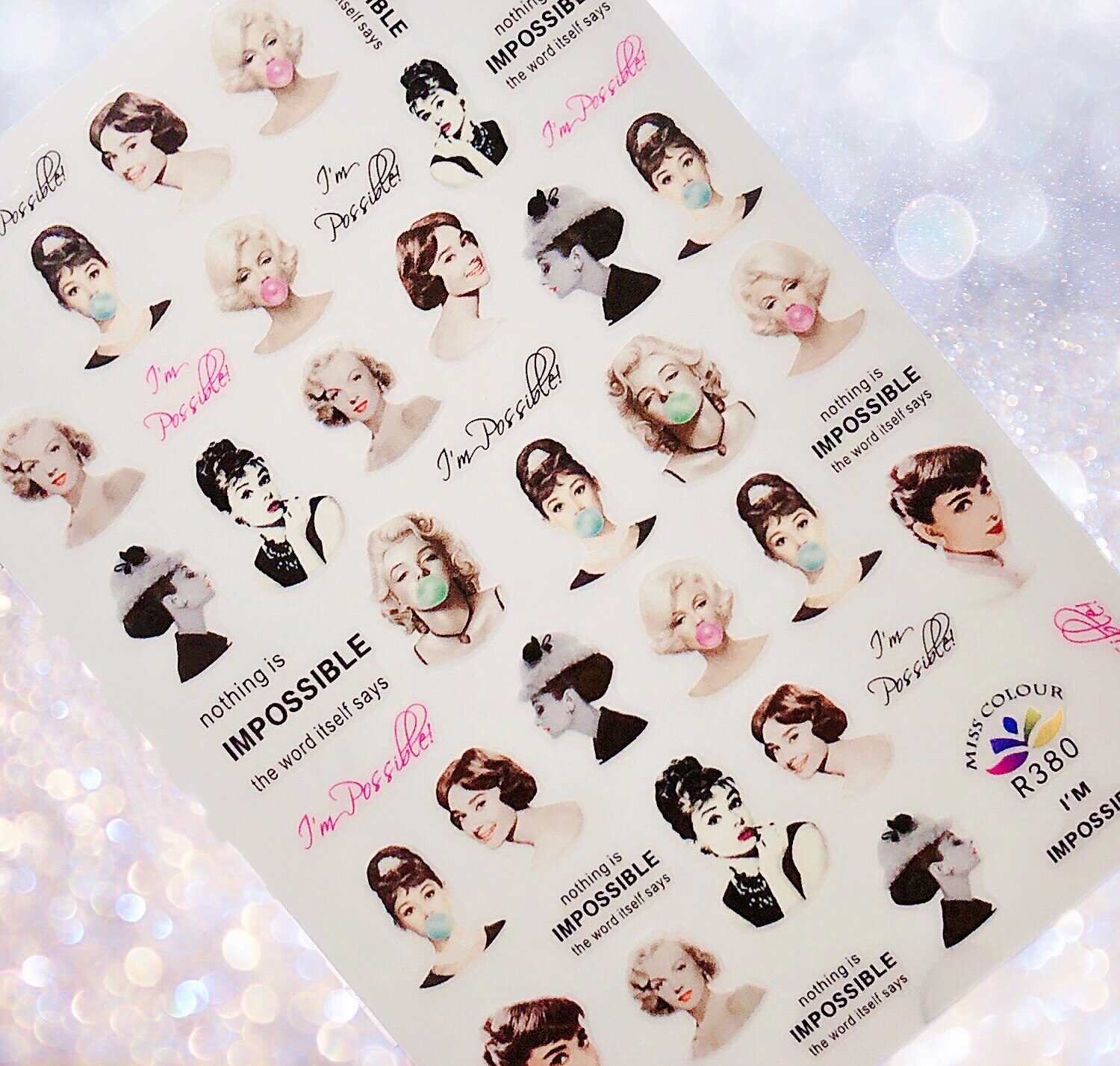 1 Vel 3D Nail Stickers Tekens Nail Art Stickers De... – Vicedeal