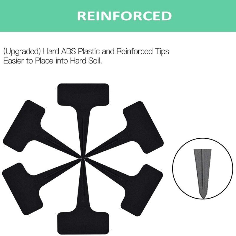 101Pcs/Set Black Plant Labels Water T-Types Plant ... – Grandado