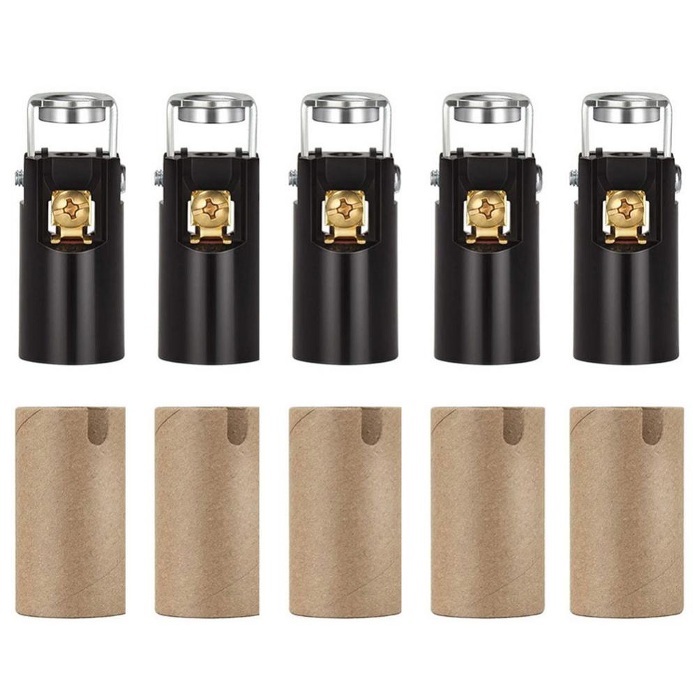 Lamp Sockets 5pcs E12 LED Light Bulb Socket with C... – Grandado