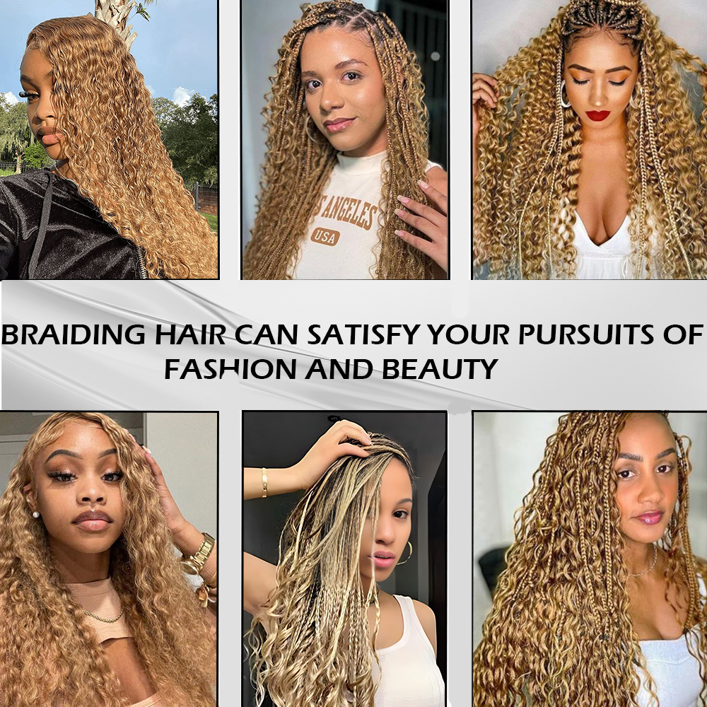 Human Braiding Hair 2Bundle 100g 18Inch Deep Wave ... – Grandado
