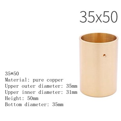1 Piece European Solid Wood Furniture Copper Foot ... – Grandado