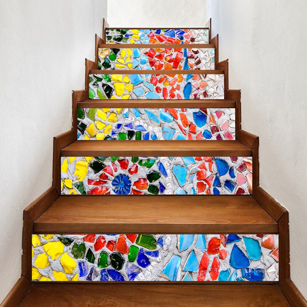 6PCS Staircase Steps Stickers Riser Floor Sticker ... – Grandado