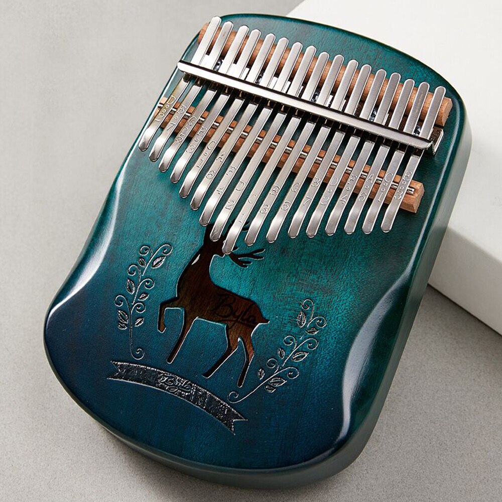 cega kalimba 17 key mahogany thumb piano solid woo... – Vicedeal