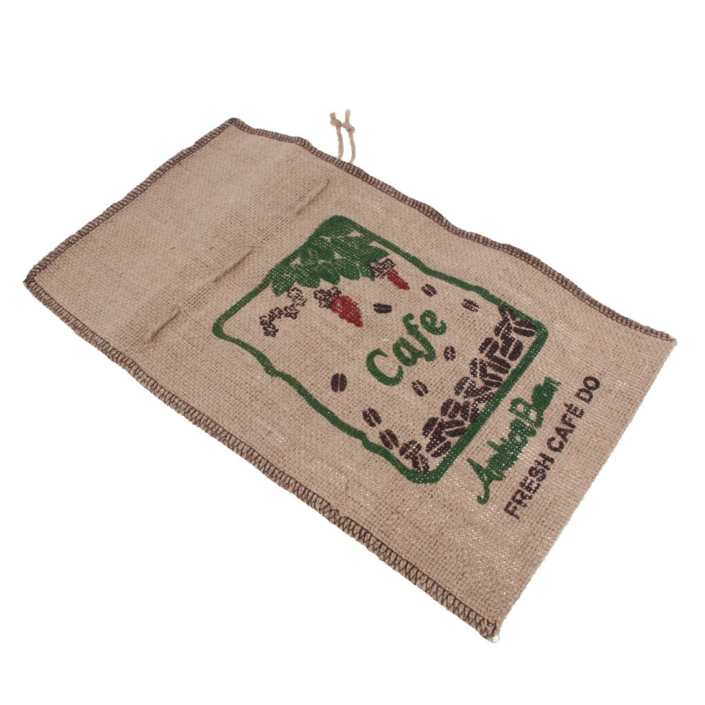 Jute Coffee Storage Pouch Coffee Bean Bag Burlap C... – Grandado