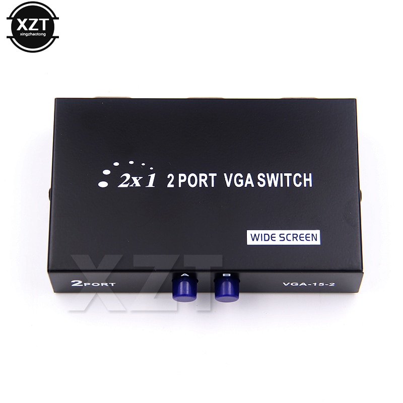 2 In 1 Out Mini 2 Port VGA Selector Box VGA/SVGA M... – Grandado
