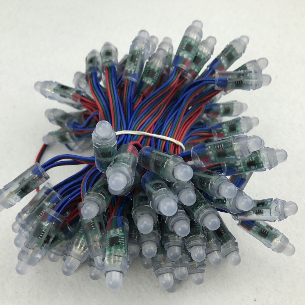 100 stks DC12V 12mm WS2811 led smart pixel knooppu... – Grandado