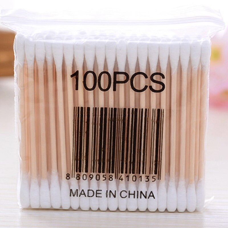 100Pcs/bag Disposable Cotton Swabs Double Head Cot... – Vicedeal