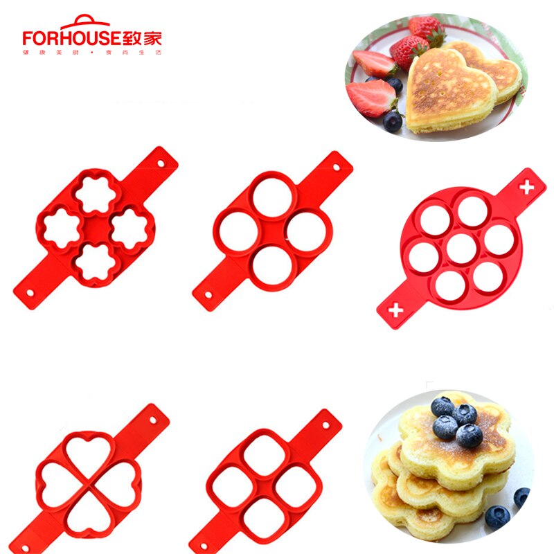 Nonstick Pancake Maker Koken Tool Ei Ring Maker Pa... – Grandado