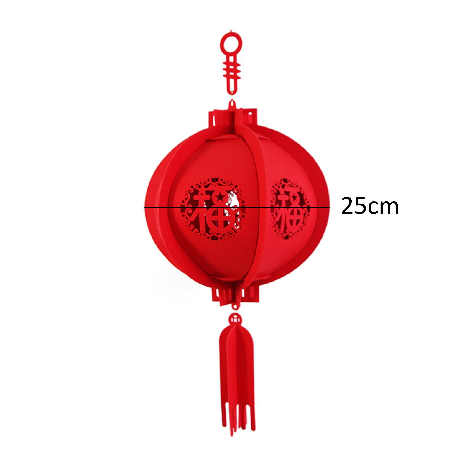 Hanging Assembly Happy Year Luck Chinese Lantern C... – Grandado