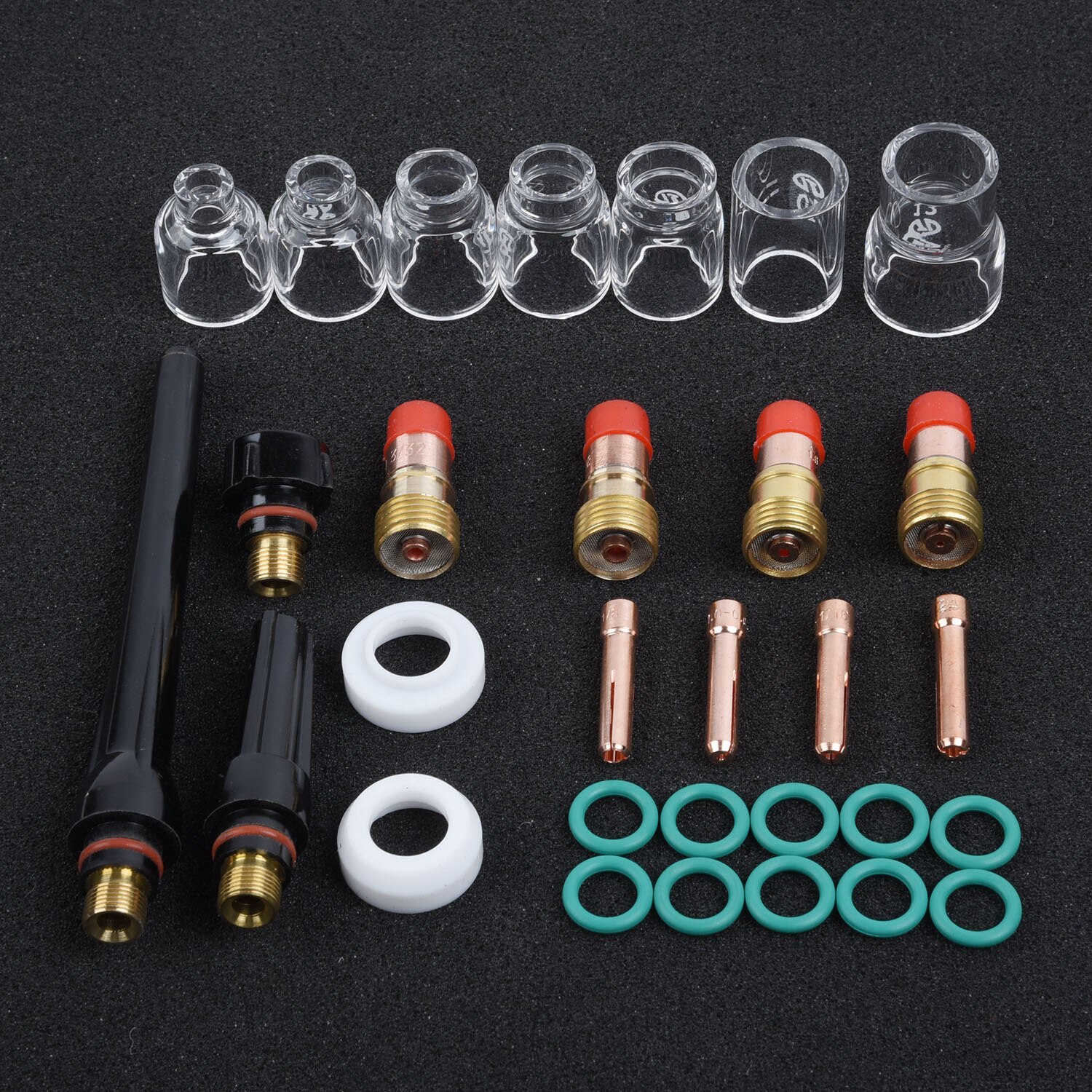 30Pcs/set TIG Welding Torch Stubby Gas Lens Pyrex ... – Grandado