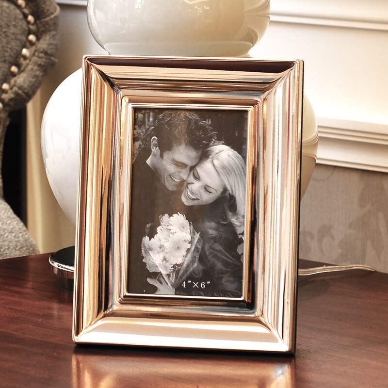 6/7 Inch Black Leather Photo Frame Family Portrait... – Grandado