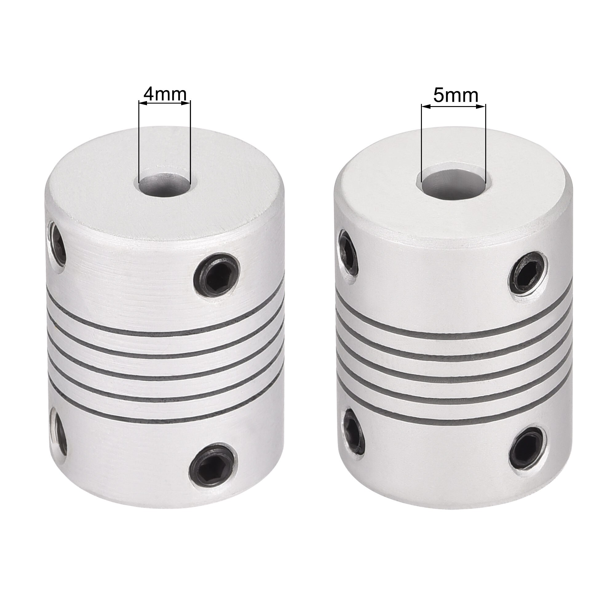 Uxcell 4Mm Tot 5Mm Aluminium Askoppeling Flexibele... – Vicedeal