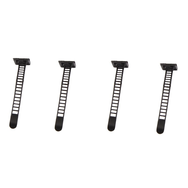 60Pcs Black Sticky Adjustable Wire Ties Cable Clip... – Vicedeal