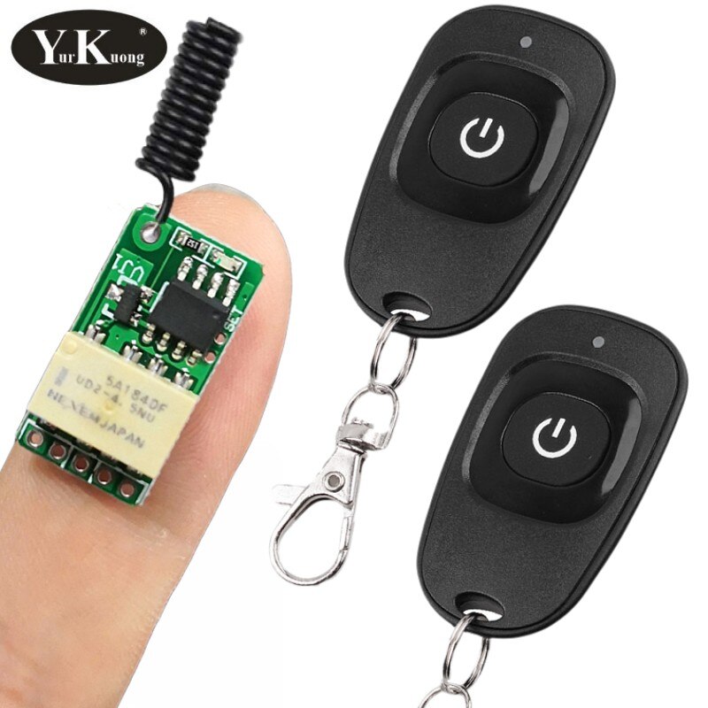 Push Button Saving Mini Relay Contact RF Wireless ... – Grandado