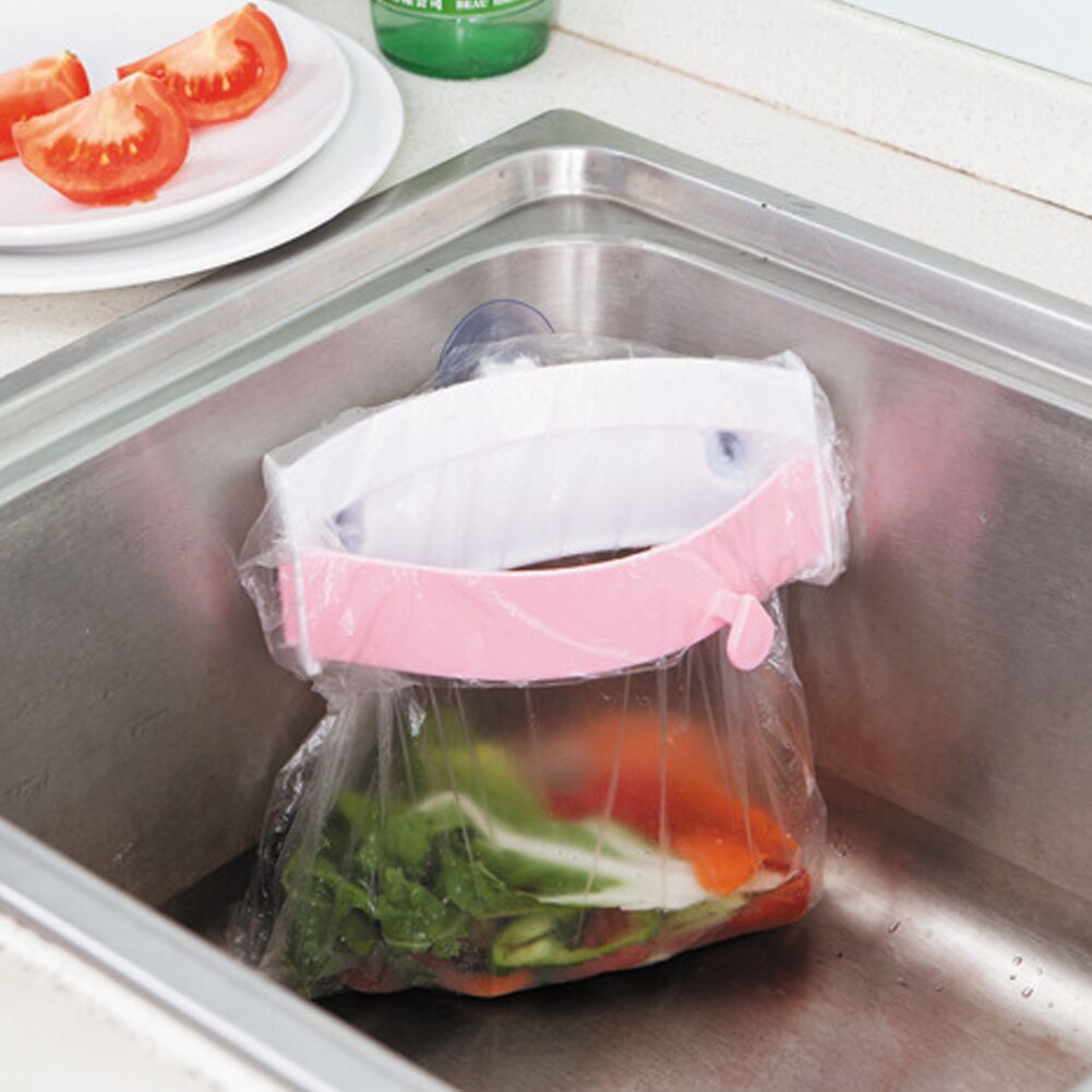 Plastic Sink Garbage Rubbish Bag Holder Kitchen Wa... – Grandado