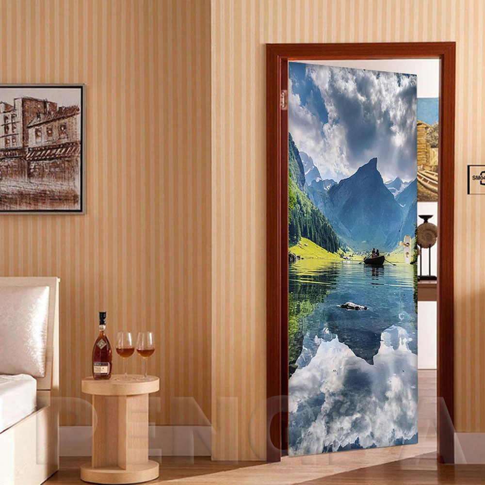 3D Self Adhesive Wall Art Decal On Door Sticker Mo... – Grandado