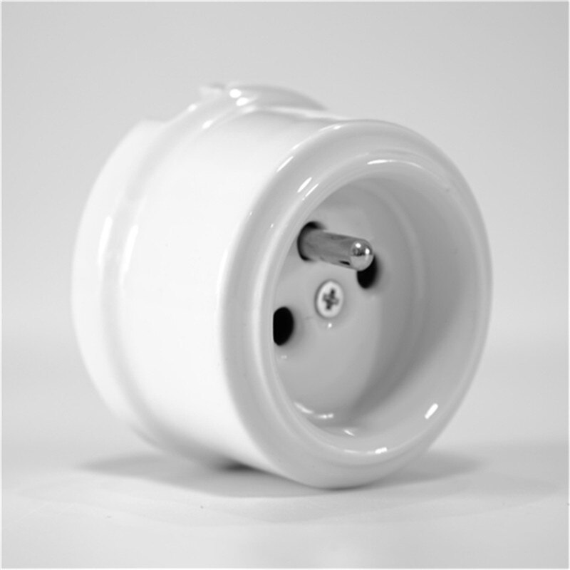 Porcelain Wall Socket French Socket Ceramic Vintag... – Vicedeal