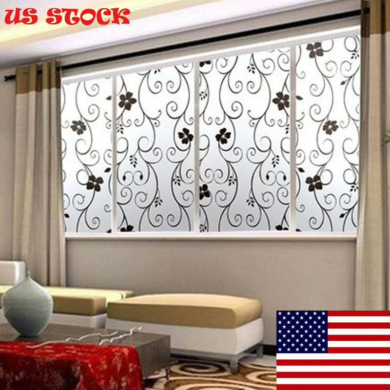 1 Roll Frosted Privacy Home Bedroom Bathroom Glass... – Grandado