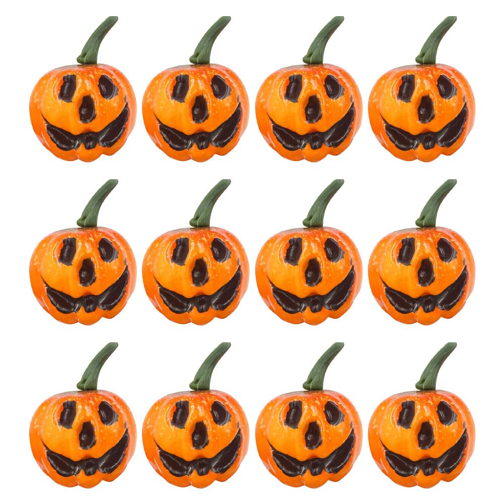 12 st mini pumpor halloween dekorativ simulering p... – Vicedeal