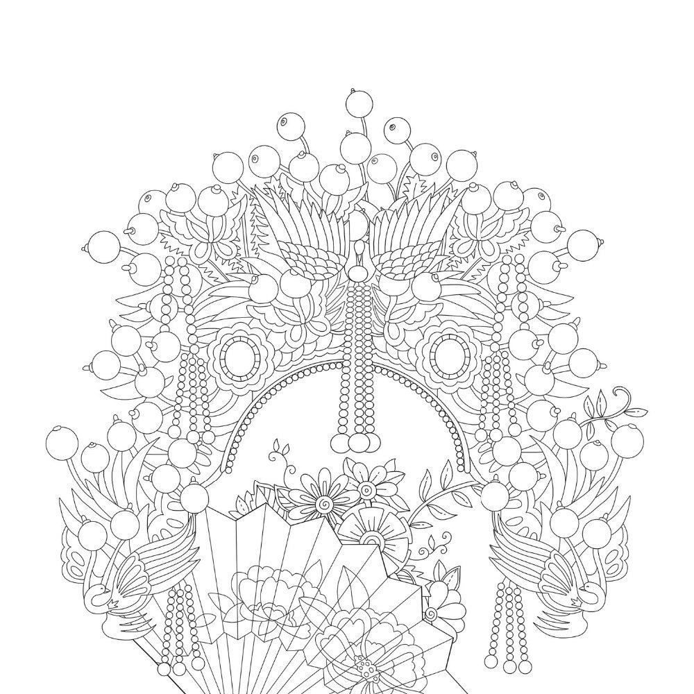 96 Pages Floating Lace Adults Colouring Book Secre... – Grandado