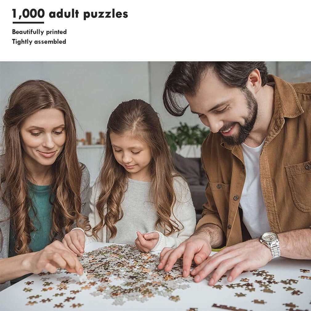 1000 piece puzzle Jigsaw Puzzles Set for Adult and... – Vicedeal