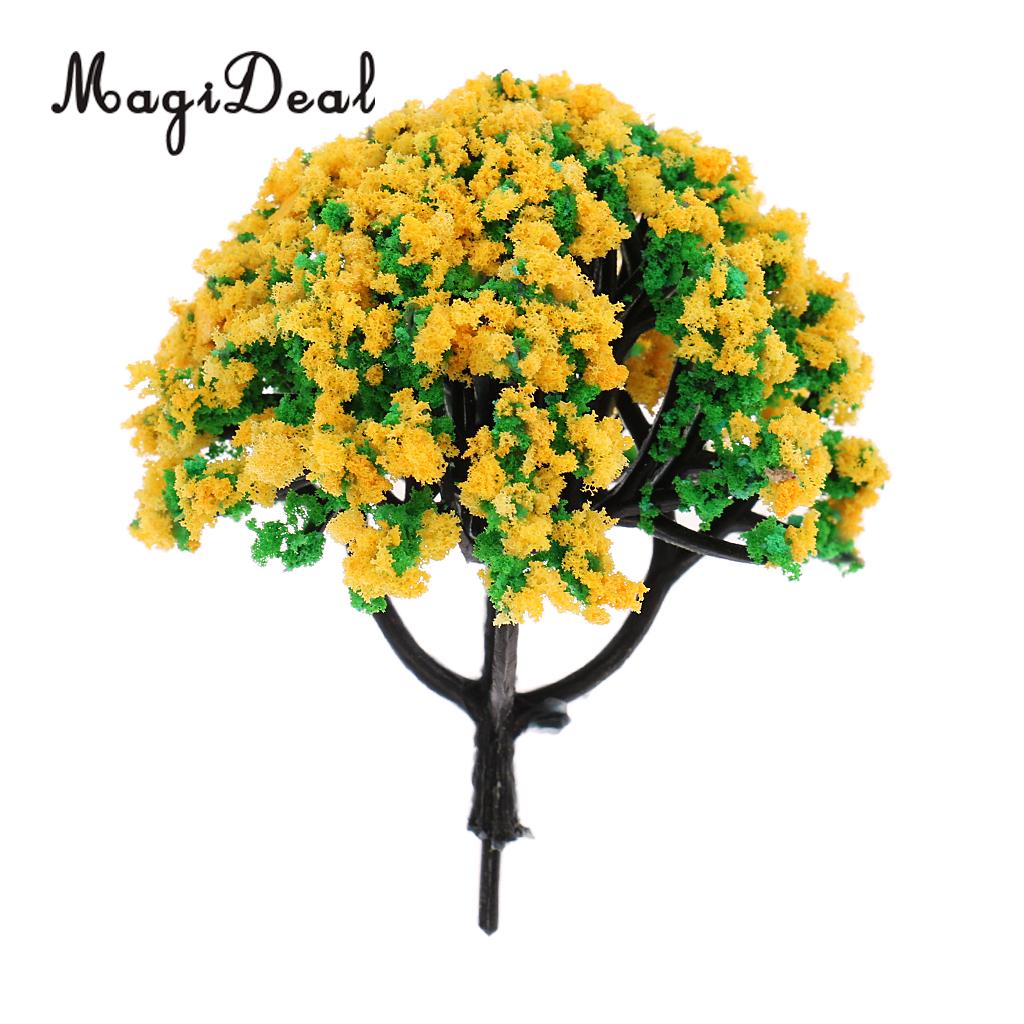 MagiDeal 10Pcs Train Railroad Garden Scene Scenery... – Grandado