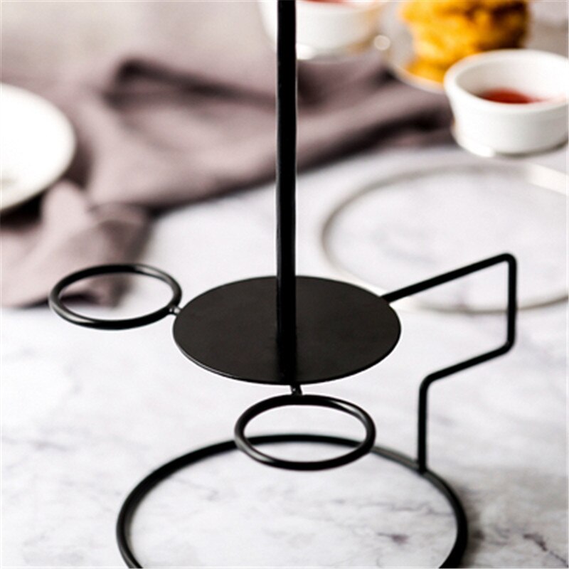 wrought iron snack rack food display rack steel tu... – Grandado