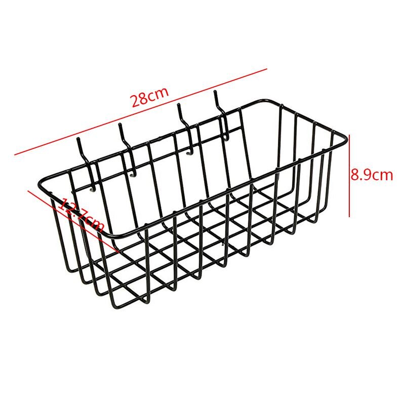 Wrought iron tool storage basket family storage me... – Grandado