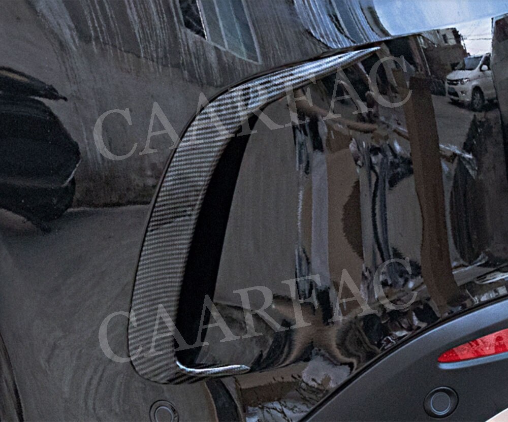 Carbon fiber/ABS Rear Bumper Flaps Apron Decoratio... – Grandado