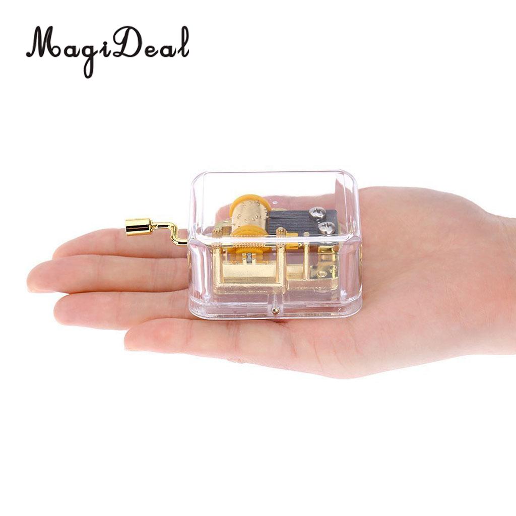 MagiDeal Hand Crank Music Box Musical Boxes Home D... – Grandado