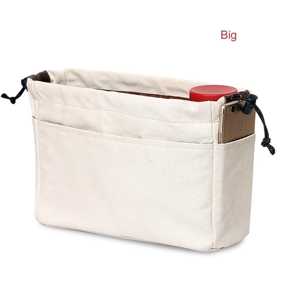 Canvas Purse Organizer Bag Organizer Insert with C... – Vicedeal