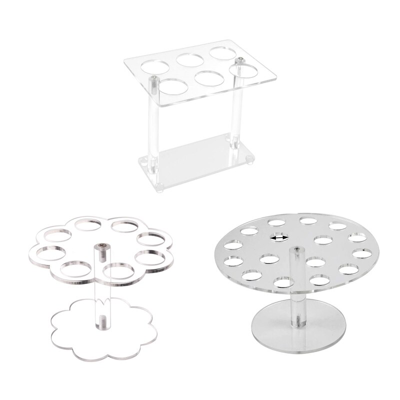 Clear Ice Cream Cone Rack 6/8/16 Hole Acrylic Disp... – Grandado