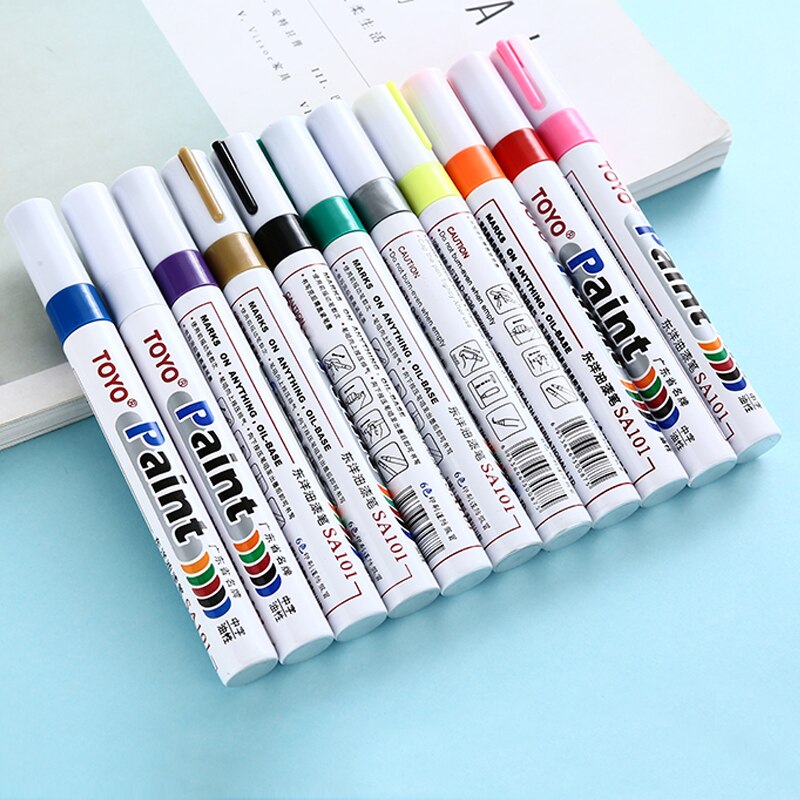 11 Pieces Authentic TOYO color marker waterproof p... – Grandado