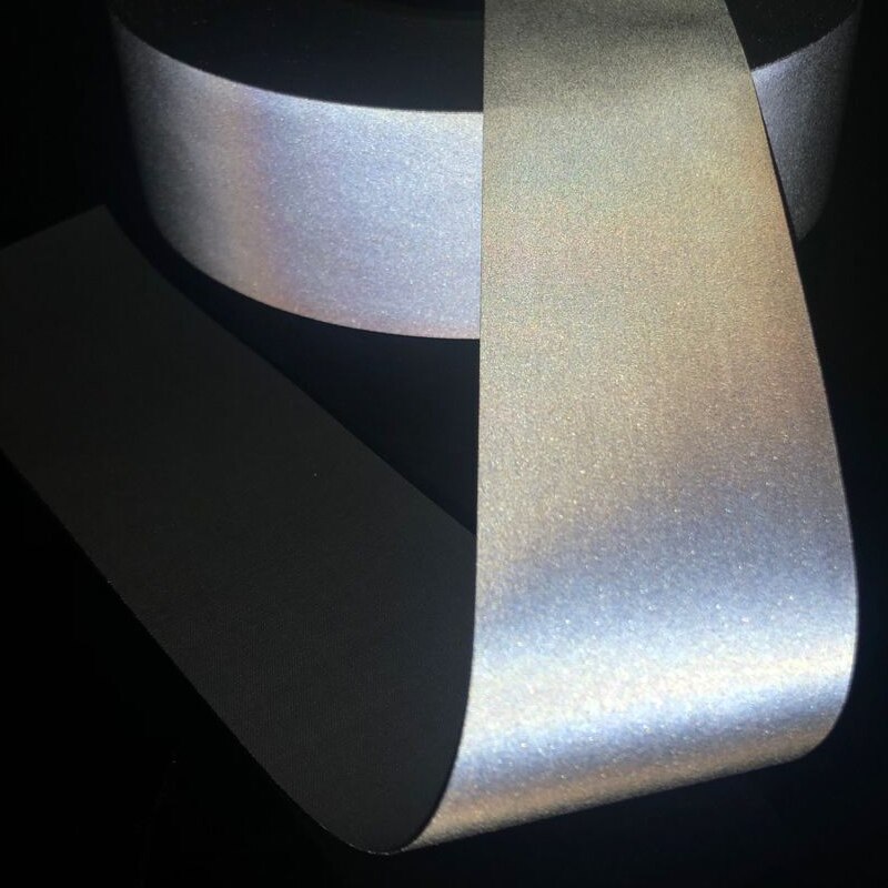 Reflective Safety Warning Bright Silver Flash Fabr... – Vicedeal