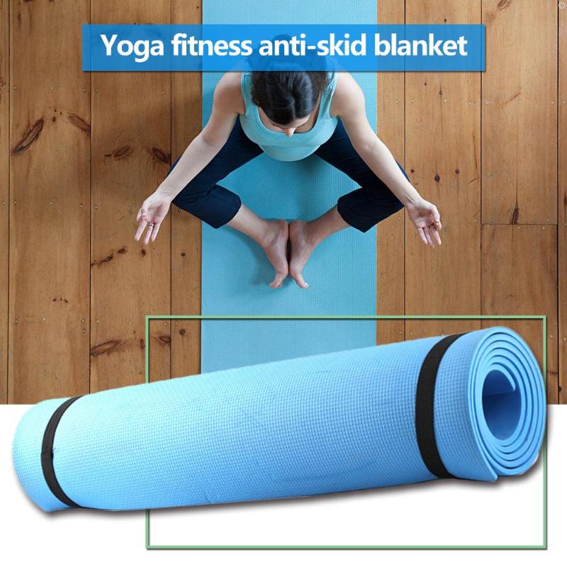 1730x600x6mm Yoga EVA Mat Non Slip with Position L... – Grandado