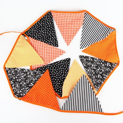 1pcs 3.3M Length 12 Flags Fresh Orange Black Child... – Grandado