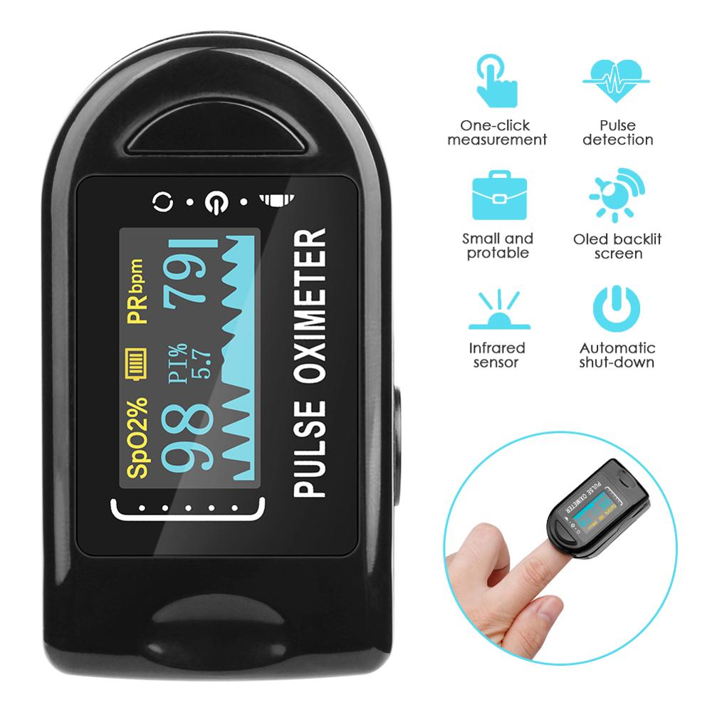 Pulse Oximeter Monitor Finger Pulse Oxymeter Digit... – Grandado