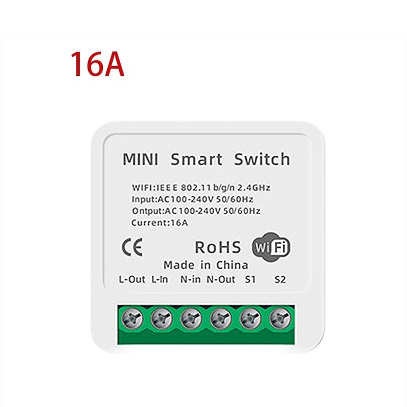10 16a Tuya Smart Switch Module Mini Wireless Remo Grandado