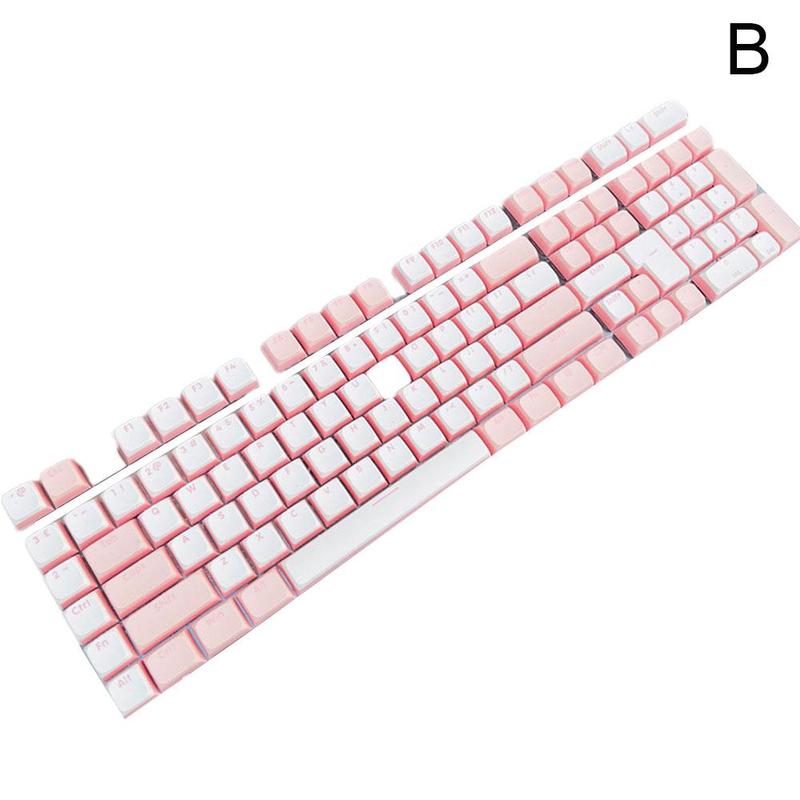 for CHERRY MX Switches XDA Profile Keycaps Pink Wh... – Vicedeal