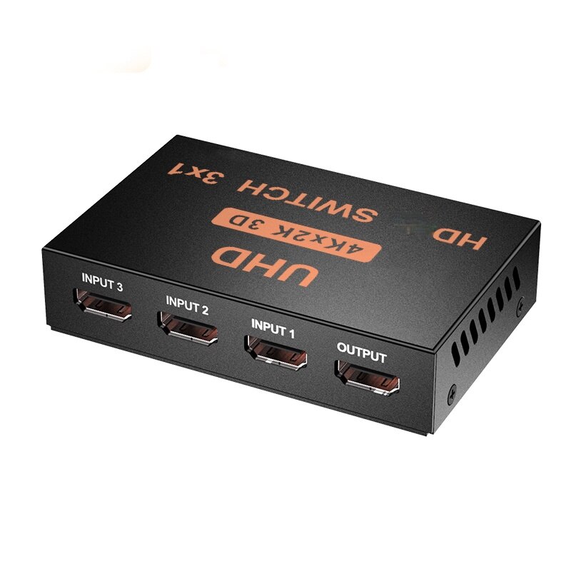 HDMI-compatible Switcher 3 In 1 Out 4k Iron Box wi... – Vicedeal