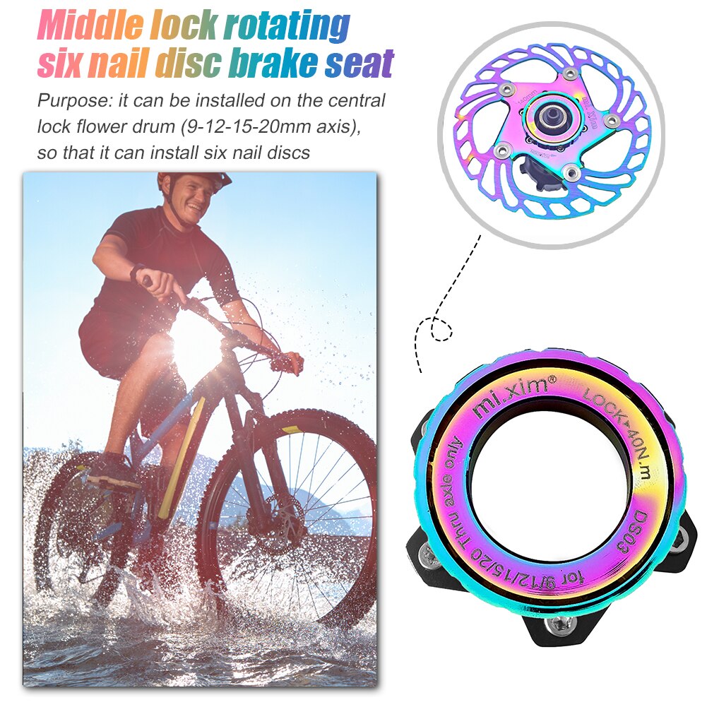 Fiets Hub Disc Fiets Centerlock Om 6-Gat Hub Disc ... – Grandado