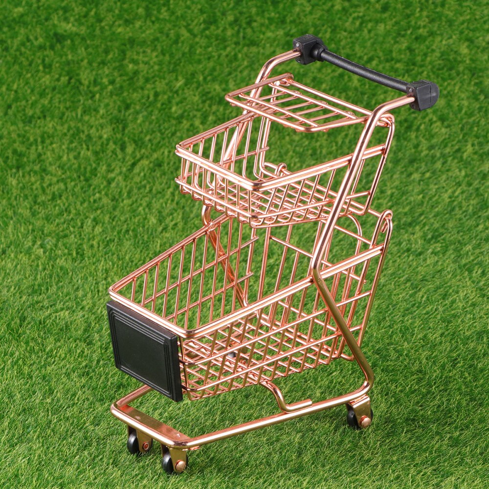 Mini Two-tier Shopping Cart Children Simulation Pl... – Vicedeal